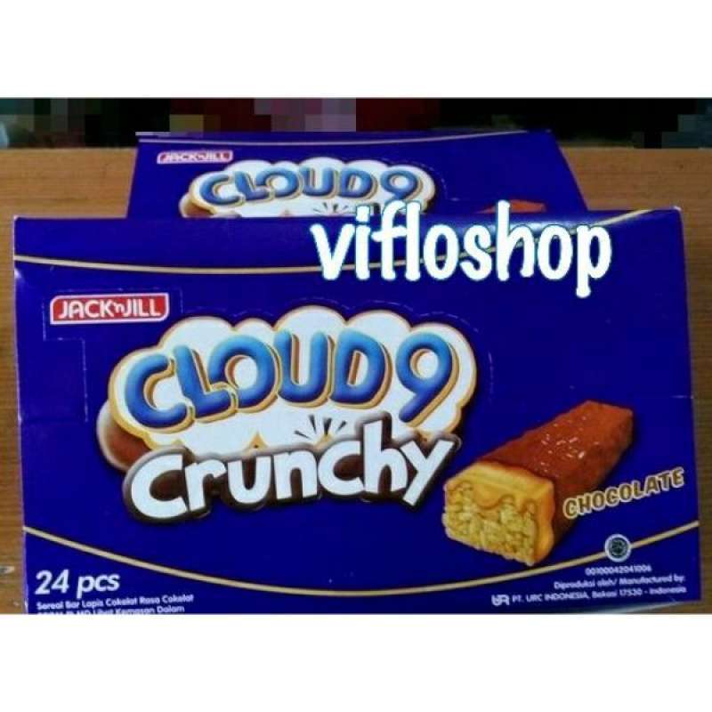 Jual Jack & Jill Cloud9 Crunchy Sereal Bar Chocolate Biskuit [9 g/24 ...