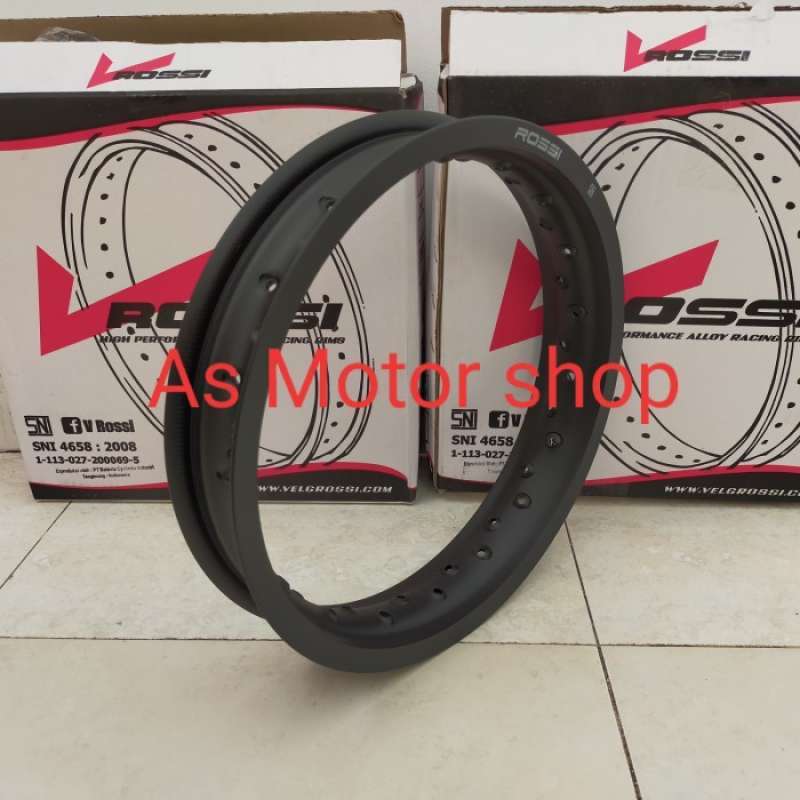 Promo Velg 1 Biji Merek Rossi Ukuran Lebar 215 Ring 14 Warna Hitam ...