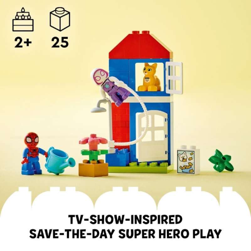 Promo Lego Duplo Marvel 10995 Spider-man’s House Building Toy Set (25 ...