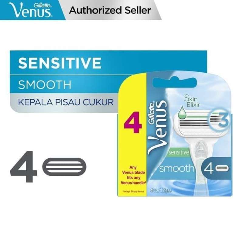 Jual Gillette Venus Cart Smooth Sensitive 4pc Di Seller Suzuya Official ...