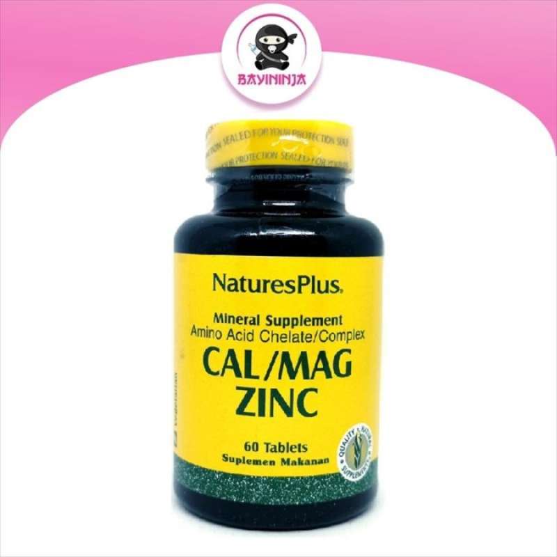 Jual Naturesplus Natures Plus Cal Mag Zinc Mineral Supplement 60 Tablet ...