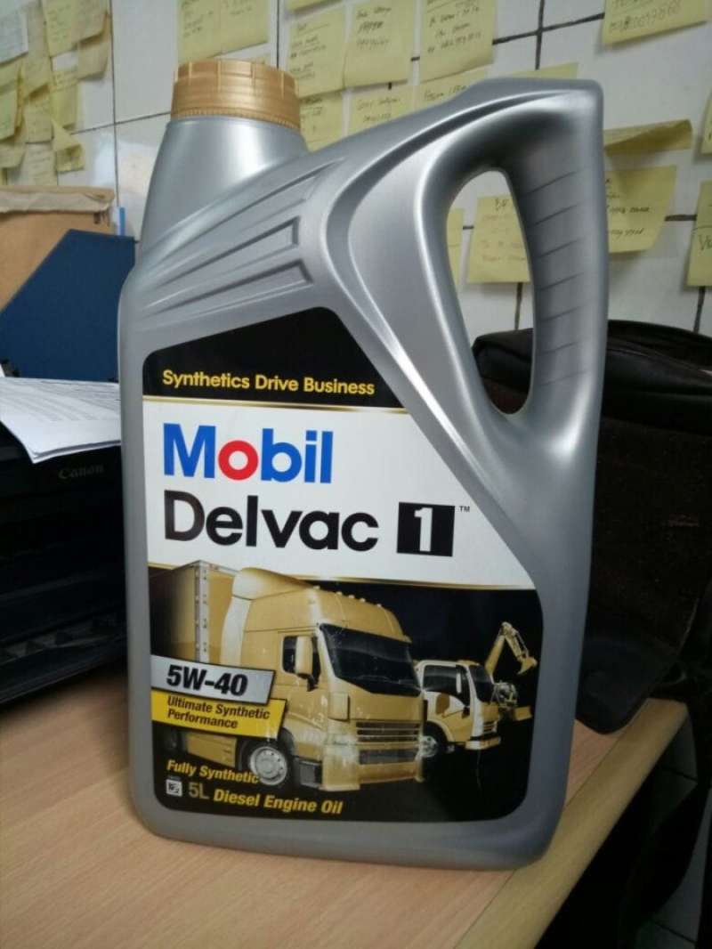 Jual Mobil Delvac 1 SAE 5W40 ultimate synthetic performance Galon 5 ...
