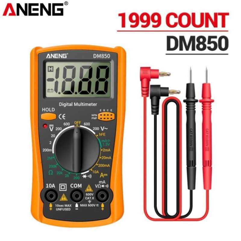 Promo Multytester Digital Multimeter Voltage Tester Apo Meter Dm850 ...