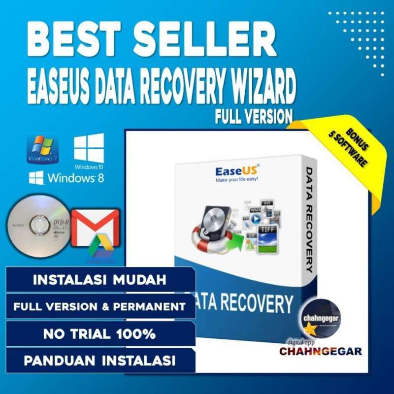 Promo Easeus Data Recovery Wizard Pro 15 Full Version Diskon 21% Di Seller Chahngegar - Larangan ...