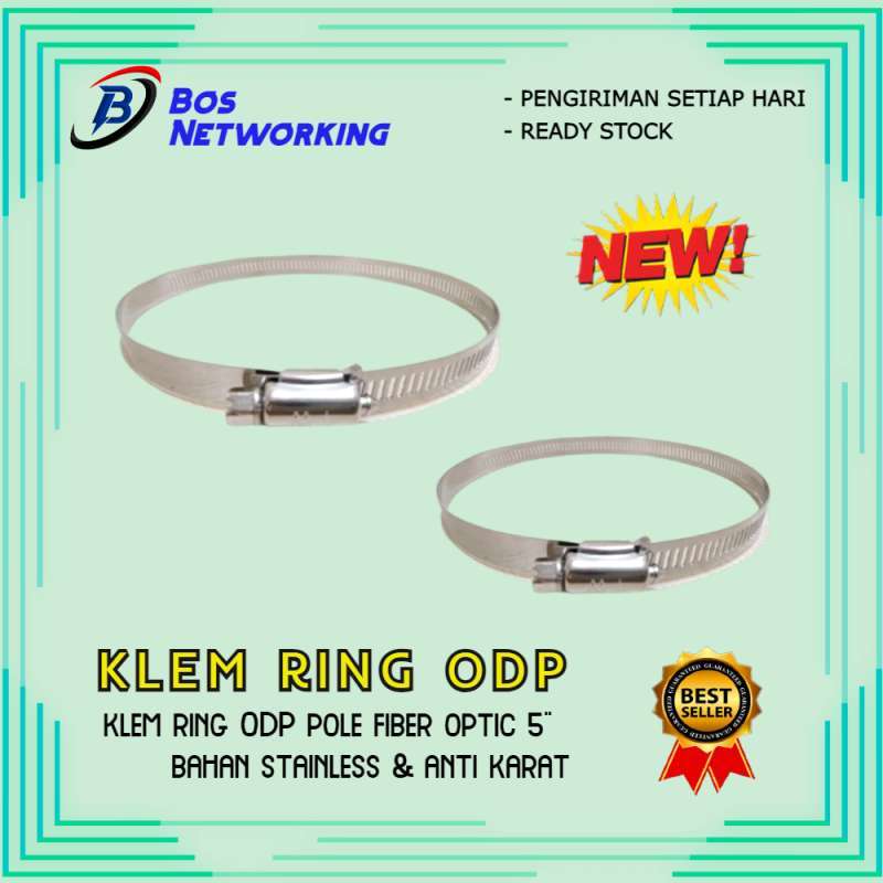 Jual Klem Ring Cincin Odp Pole Tiang Fiber Optik Ukuran 5 Inchi Di ...