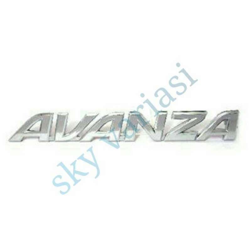 Jual Emblem / Logo Toyota Avanza Chrome Di Seller Sky Auto Variasi ...