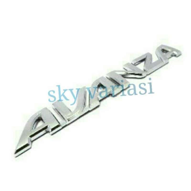 Jual Emblem / Logo Toyota Avanza Chrome Di Seller Sky Auto Variasi ...