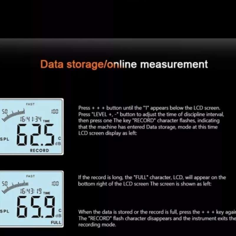 Jual Gm1356 Usb Sound Level Meter Alat Ukur Suara Bunyi Volume Speaker ...