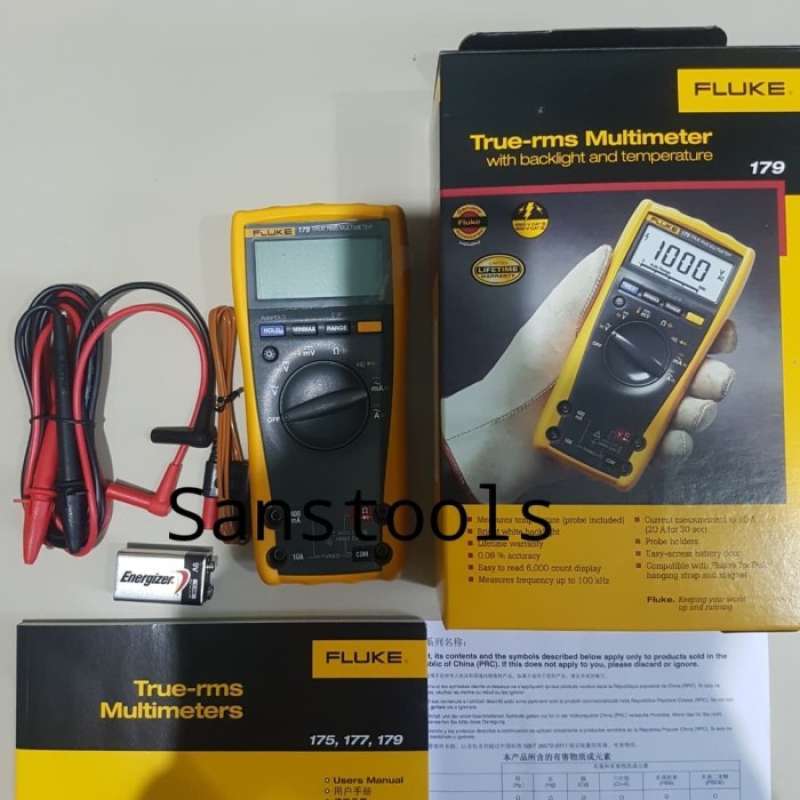 Jual Digital Multitester / Digital Multimeter Fluke 179 Original Di ...