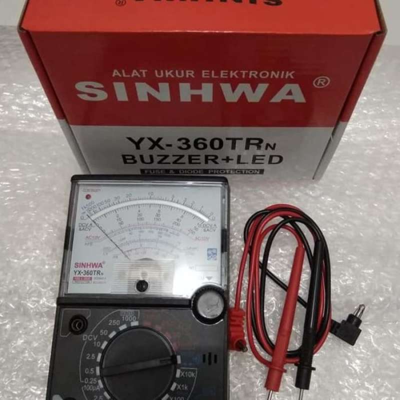 Jual Analog Multitester/multimeter/apometer Sinhwa Yx-360trn Tigwwi ...