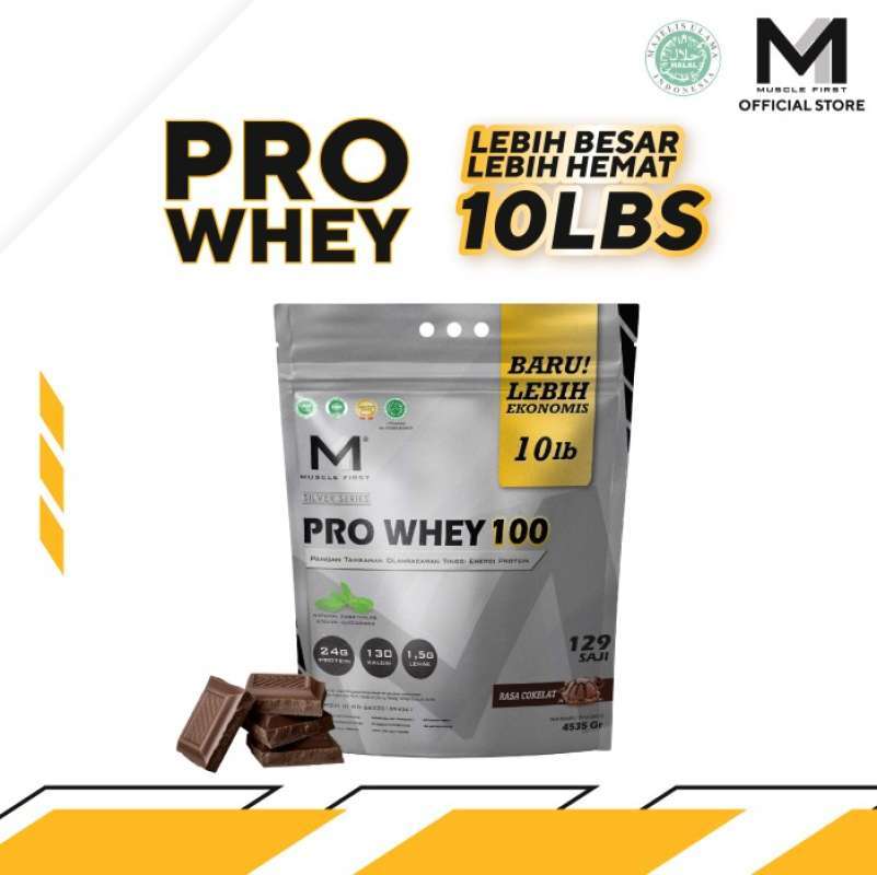 Jual M1 Pro Whey 100 Ukuran 10lbs 129 Serving Muscle First Whey Protein ...