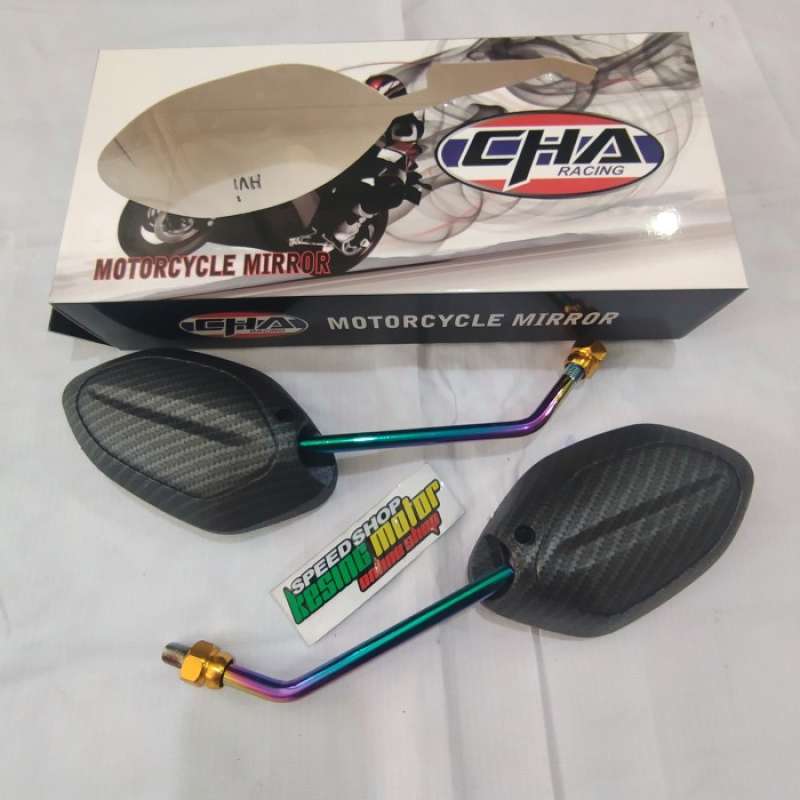Jual Spion Variasi Carbon Tangkai Rainbo Universal Honda Dan Yamaha di ...