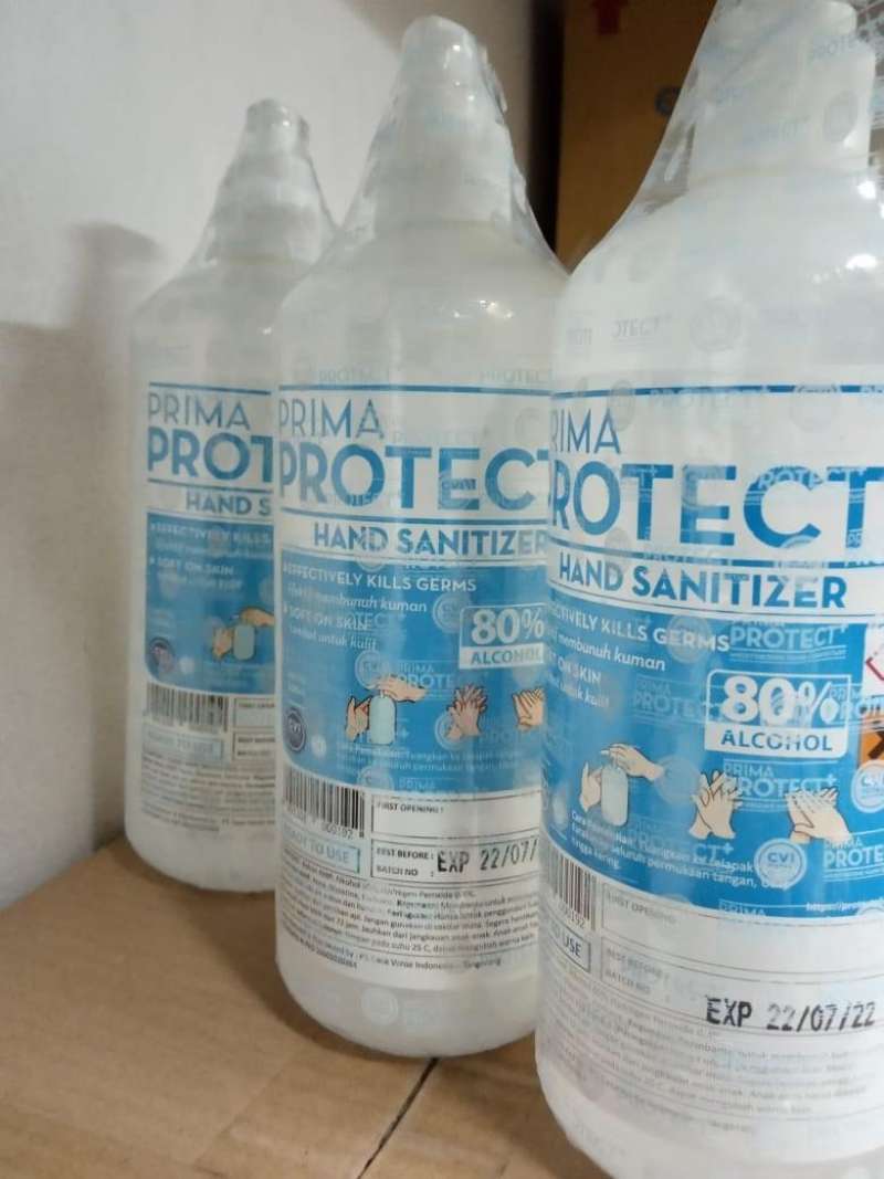 Jual Prima Protect 500 Ml Pump / Hand Sanitizer Prima Protect 500 Ml ...