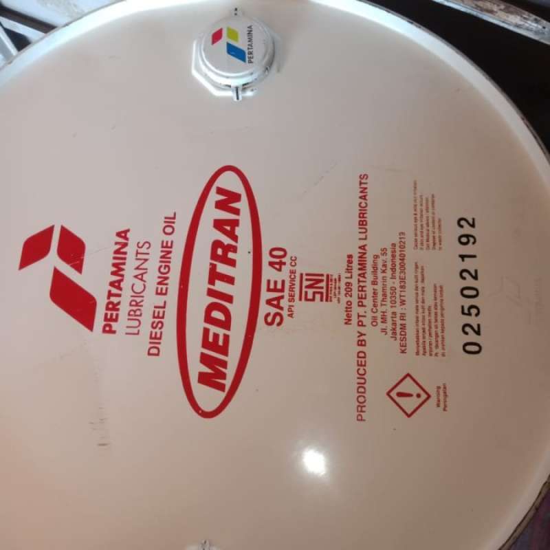 Promo oli OIL oli Oli meditran SAE 40/ DRUM diesel 209LT MESIN INDUSTRY ...
