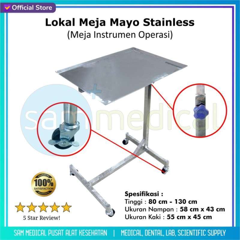Meja Stainless Roda Lengkap Harga Terbaru Februari 2024 | Blibli