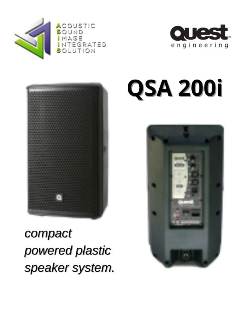 Jual Quest QSA200i Compact Powered Speaker System di Seller PT ...