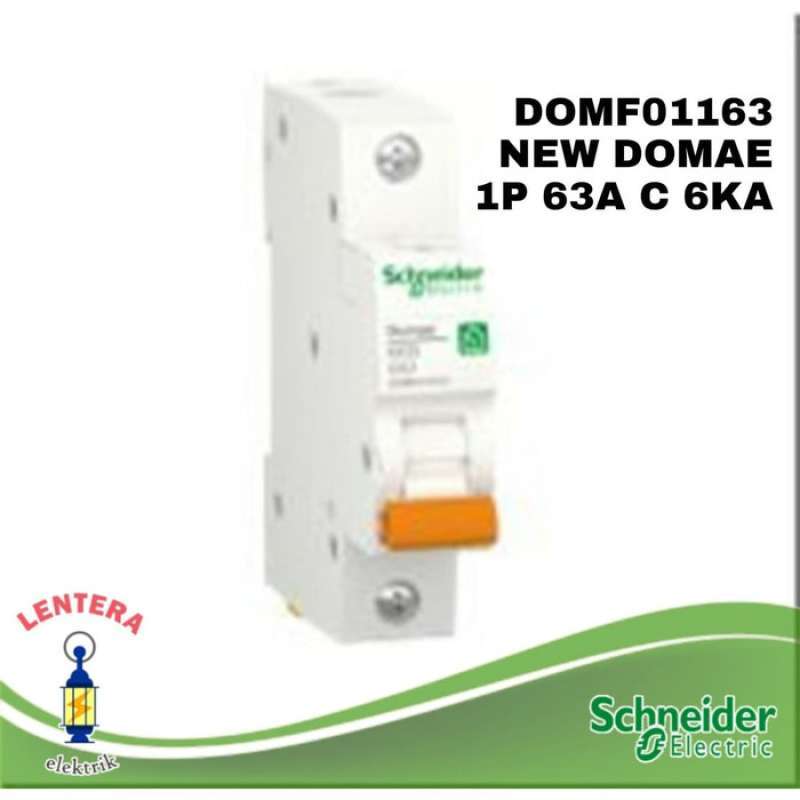 Jual SCHNEIDER NEW DOMAE MCB 1P 63A C 6KA DOMF01163 di Seller LENTERA ELEKTRIK - Babakan ...