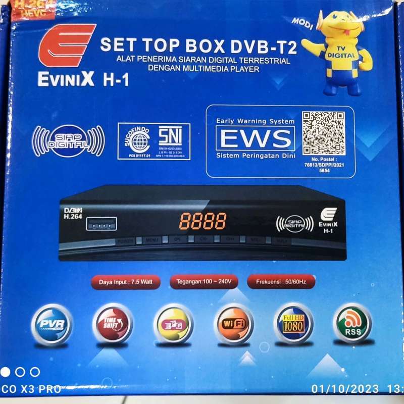 Jual EVINIX STB ASLI SET TOP BOX H-1 DVB T2 POWERED BY Evinix di Seller KZ Shop - Kota Jakarta ...