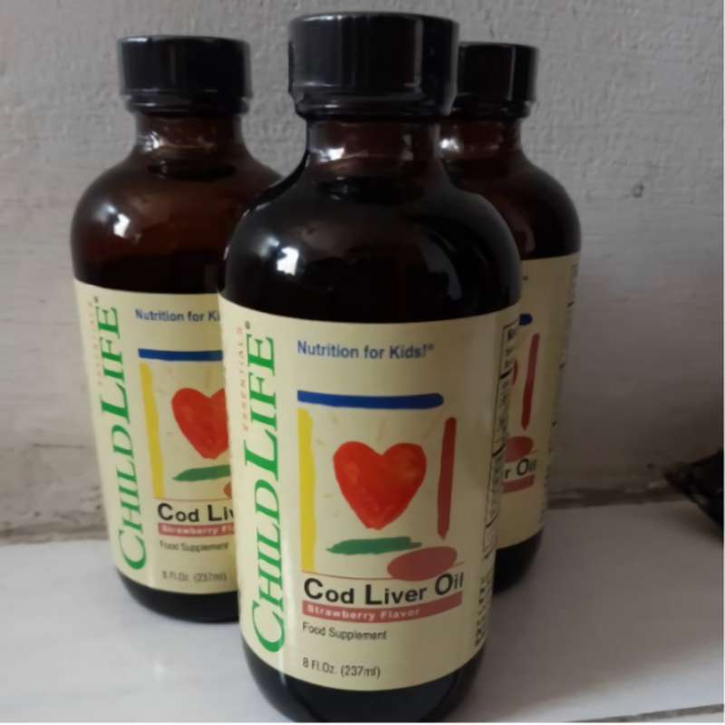 Jual ChildLife cod liver oil BPOM strawberry minyak hati ikan cod di ...