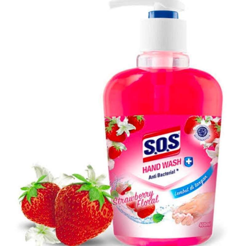Jual SOS Hand Soap Fragrance Anti Bacterial 400 ML (BTL) / HAND WASH di ...