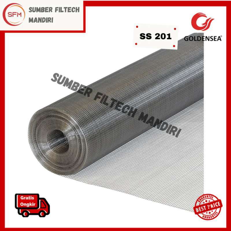Jual Wiremesh Saringan 60 Ss 201 X 0.18Mm X 1M / Wire Mesh Stainless 60 ...