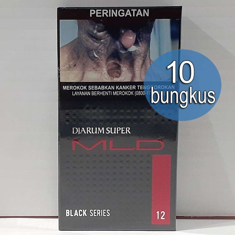Jual Rokok Djarum Super MLD Black 12 batang [1 slof / 10 bungkus] di ...