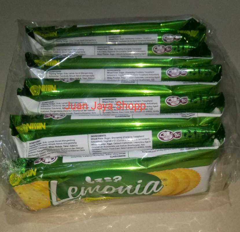 Jual Nissin Lemonia Biscuit Rasa Lemon [10 Pcs/pack] Di Seller Juan ...