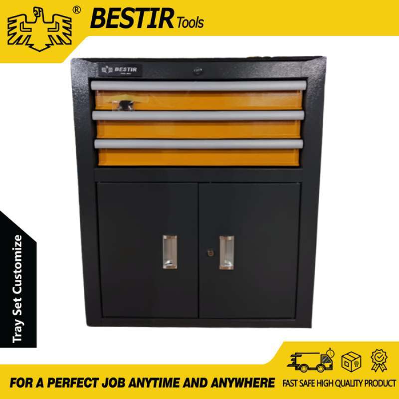 Promo Tool Box Kit Set Trolley Kabinet 3 Susun Pesanan Khusus Diskon 23 ...