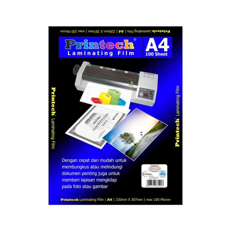 Promo PRINTECH Laminating Film Pouch / Plastik Laminating A4 - 06002 ...