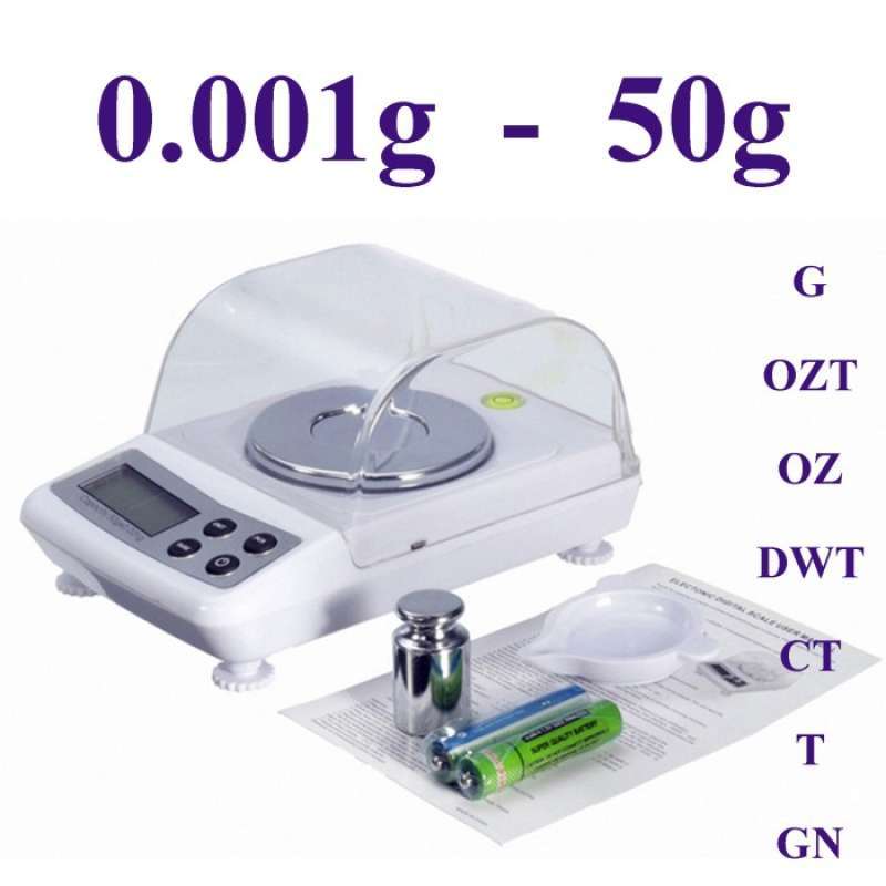 Jual Timbangan Digital Lab Profesional Miligram mg 0,001 gram MAX 50g ...