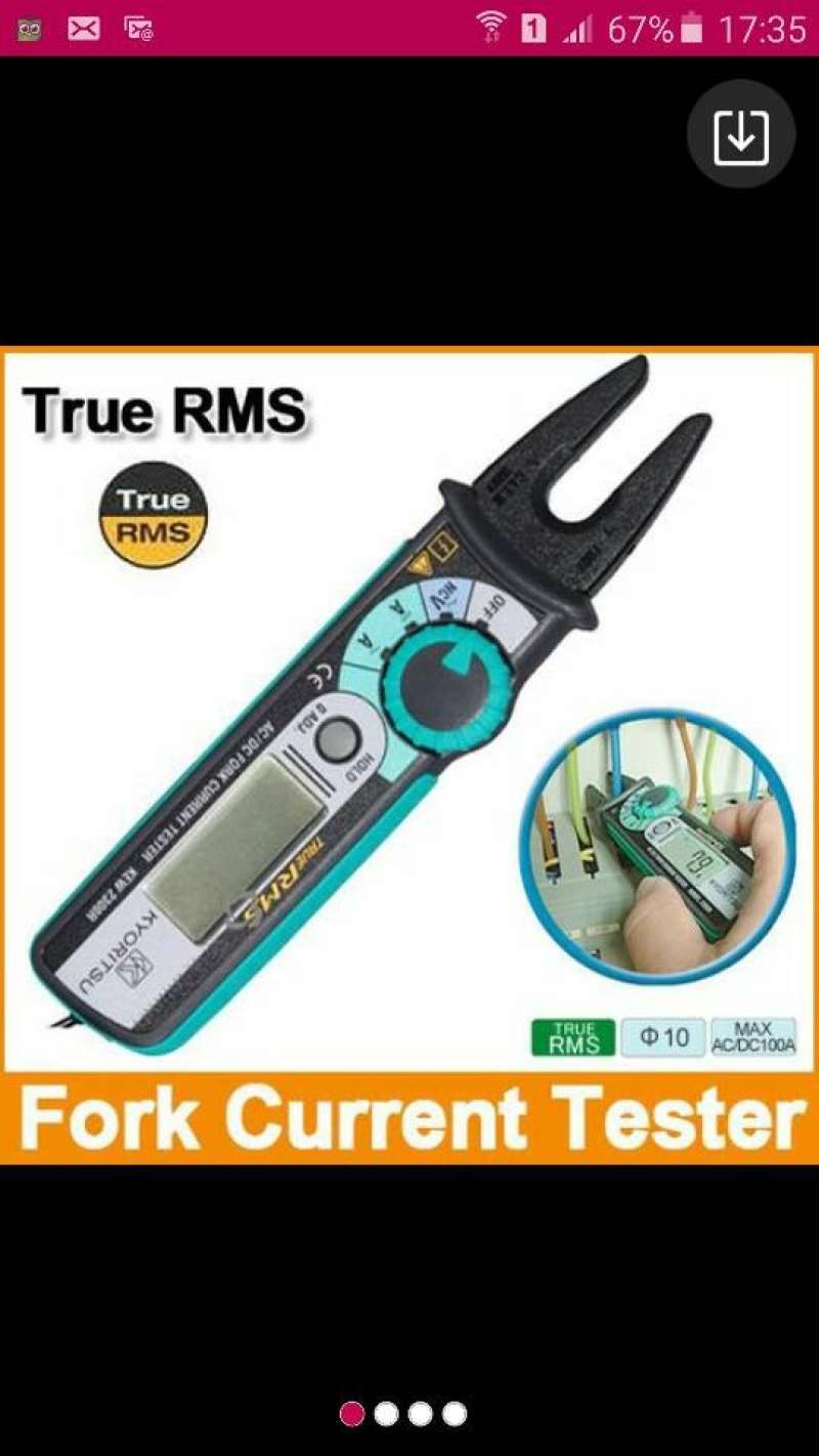 Promo Digital Clamp Fork Meter Kypritsu Tang Ampere Model Garpu Diskon ...