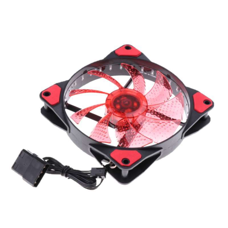 Jual 33LED 12cm Silent Computer Case Cooling Fan DC 12V 4/3Pin Chassis ...