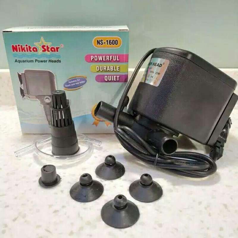 Promo Nikita Star NS 1600 NS1600 Power Head Aquarium Mesin Pompa Celup Aquarium Diskon 36% di ...