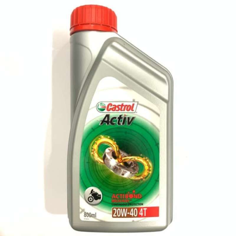 Promo Premium Oli Mesin Motor Castrol Activ 4t 20w40 800ml Api Sl Jaso ...