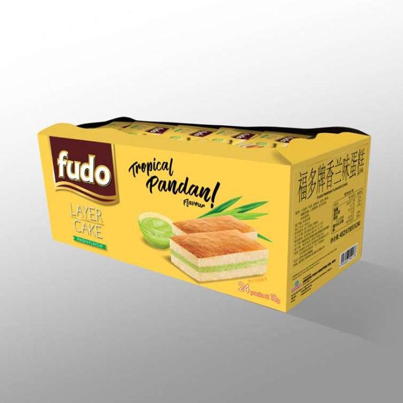 Jual Fudo Tropical Pandan Layer Cake [18 G/ 24 Pcs] Di Seller Jh Mart ...