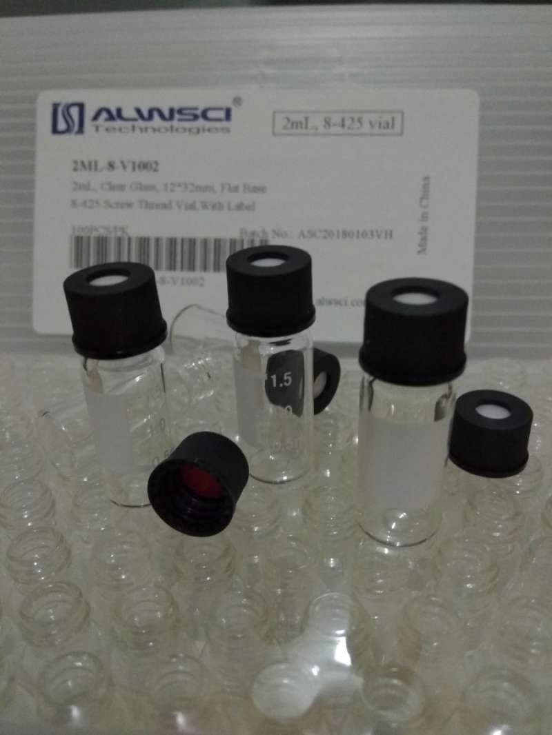 Promo Sample Vial 2 Ml Clear Isi 10 Pcs Botol Vial With Srew Cap Open ...