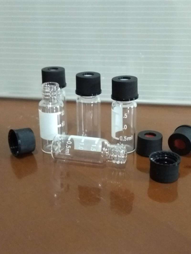 Promo Sample Vial 2 Ml Clear Isi 10 Pcs Botol Vial With Srew Cap Open ...