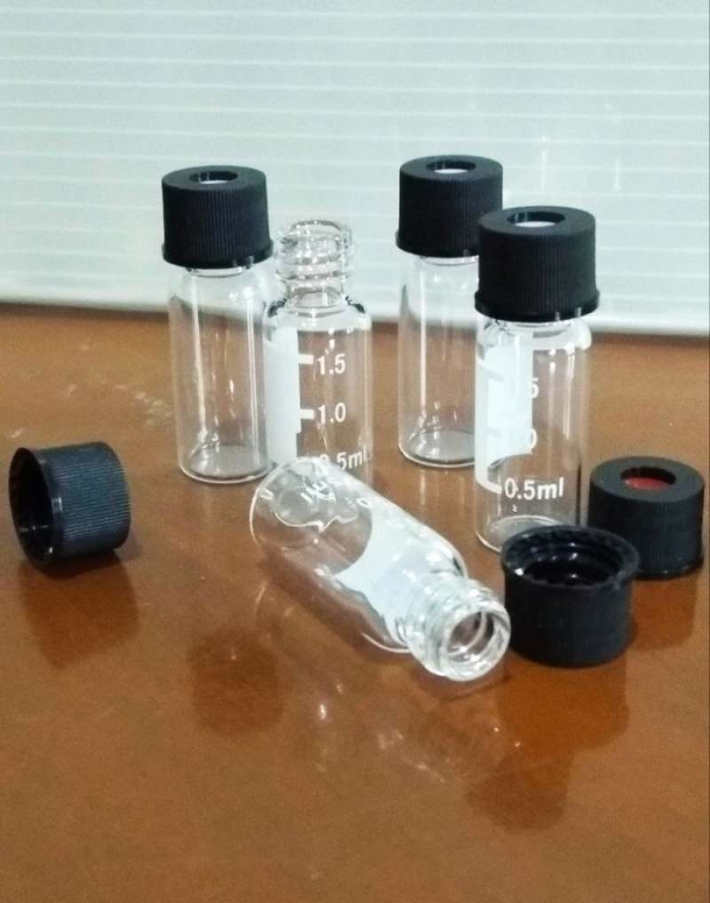 Promo Sample Vial 2 Ml Clear Isi 10 Pcs Botol Vial With Srew Cap Open ...