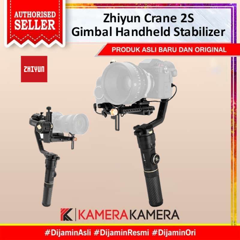 Jual KameraKamera Zhiyun Crane 2S Gimbal Handheld Stabilizer Camera ...