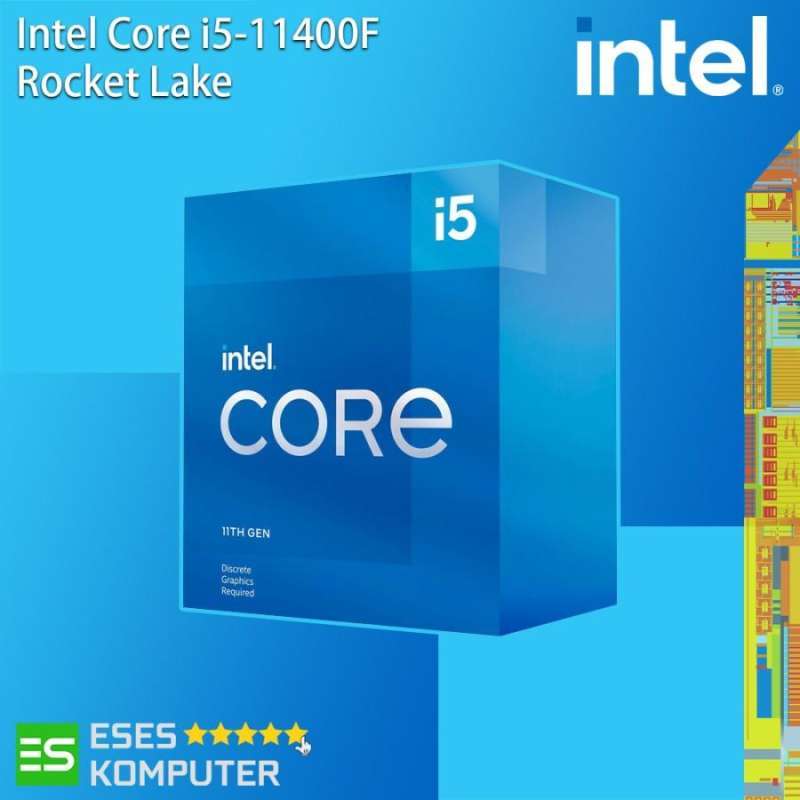 Jual Processor Intel Core i5-11400F Up to 4.4GHz Socket LGA1200 Rocket Lake di Seller ESES ...