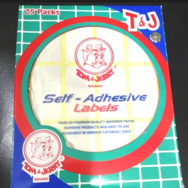 Jual Label Sticker Tom & Jerry 1 Box Isi 25 Pak Di Seller Cetakanmu ...