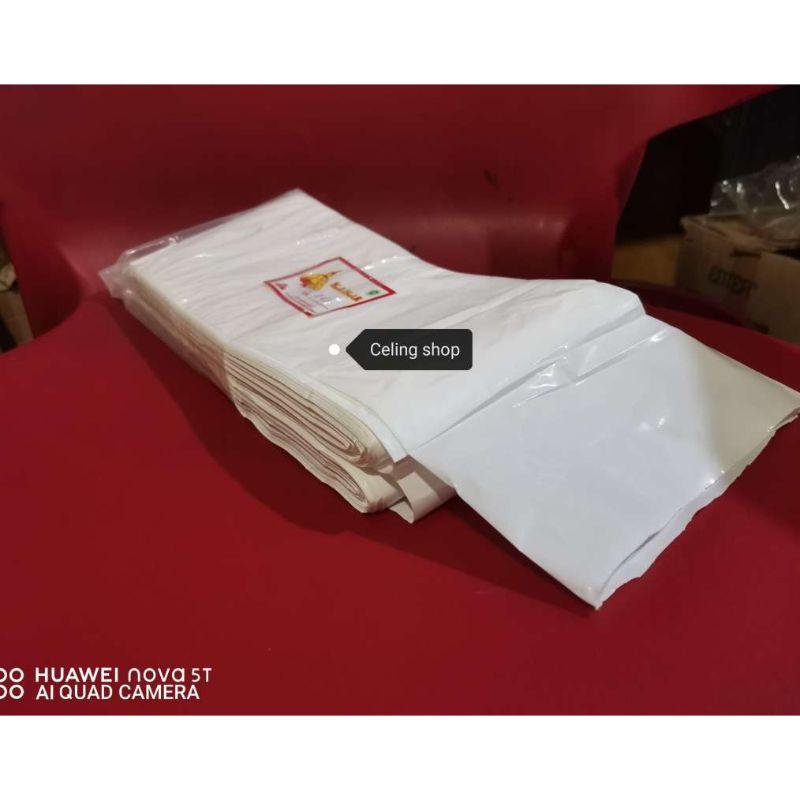 Jual Plastik Pe Rol Tempe Roll Putih Susu Melar Tanpa Putus 10cm 11cm 12cm 13cm Di Seller Celing ...