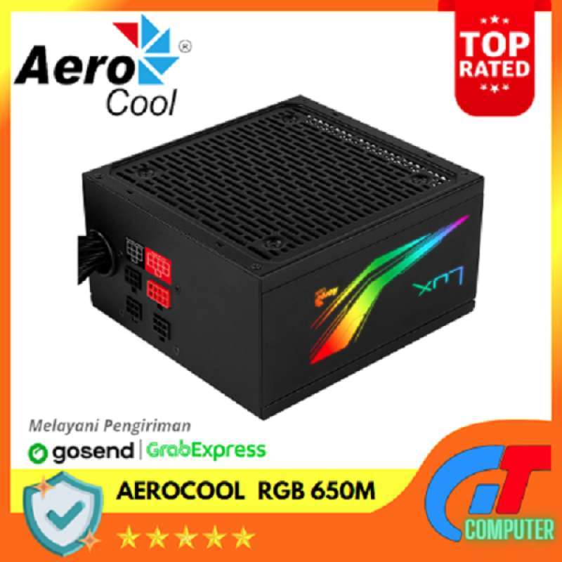 Jual Aerocool Lux Rgb 650m Modular Psu 80+ Bronze 650w 650watt 650 Di ...