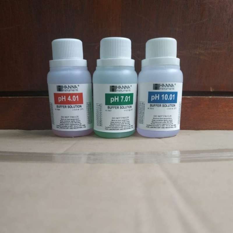 Jual Paket Buffer Solution Ph 4/ph 7/ph 10 Kemasan 100 Ml Di Seller ...
