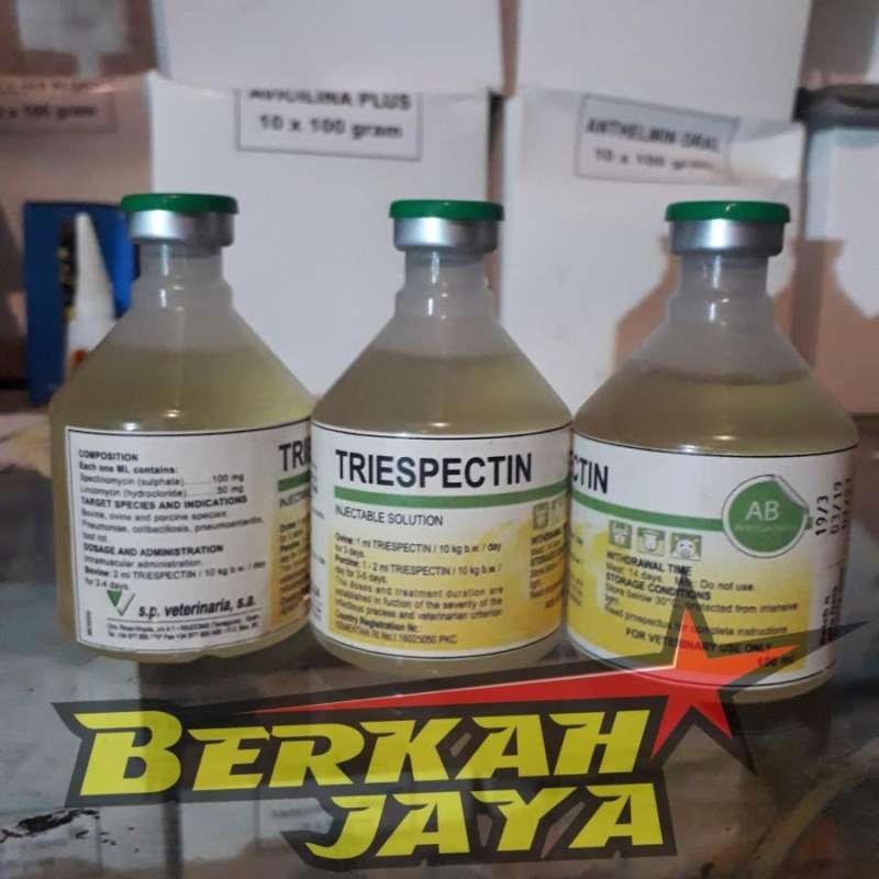 Jual TRIESPECTIN Antibiotik Injeksi Hewan Ayam di Seller Berkah Jaya ...