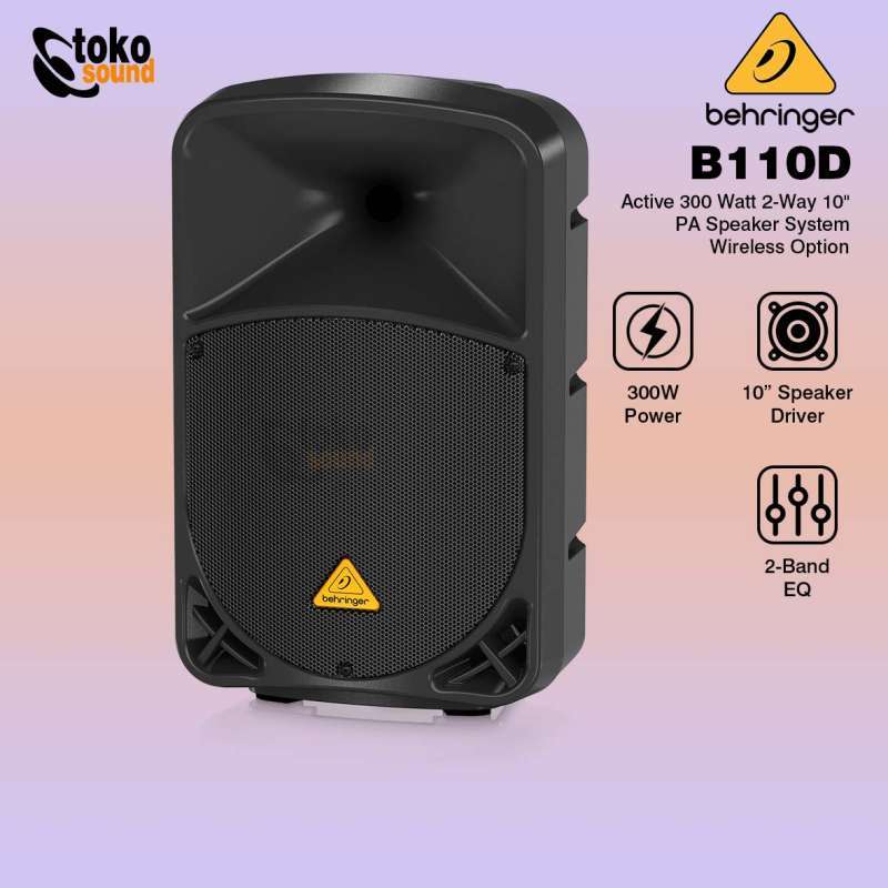 Jual Behringer Eurolive B110D 300W 10 inch Powered Speaker di Seller Tokosound Proaudio Official ...