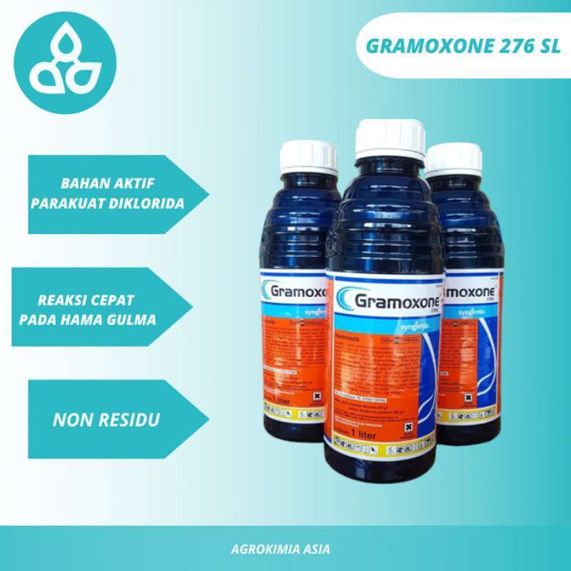 Promo Obat Rumput Herbisida Pembasmi Gulma Gramoxone 276 Sl 1 Liter ...