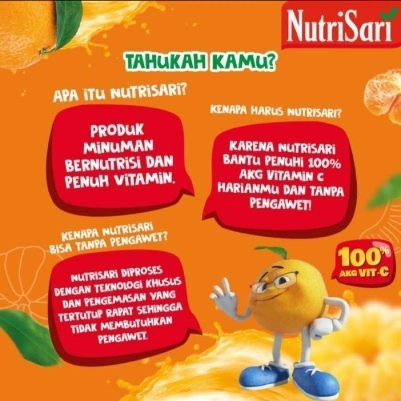 Jual Nutrisari Minuman Serbuk Rasa Leci Sachet - 11 Gr (kemasan Karton ...