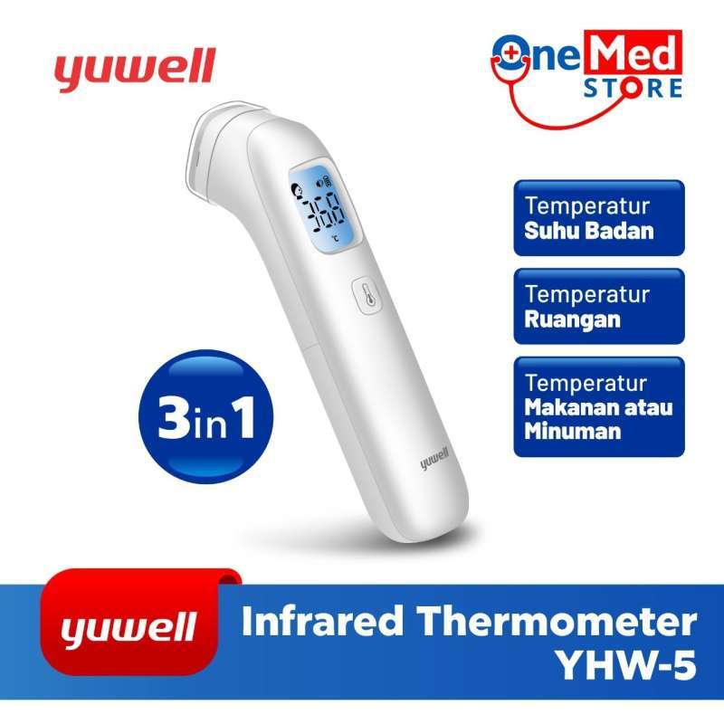 Jual Thermometer Head Yuwell Infrared YHW - 5 3 in 1 Sensor termometer ...