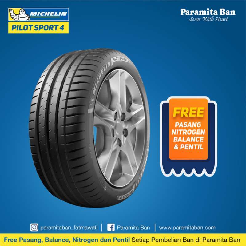 Promo Ban Michelin Pilot Sport 4 205/55 R16 Ban Mobil Diskon 35% di ...